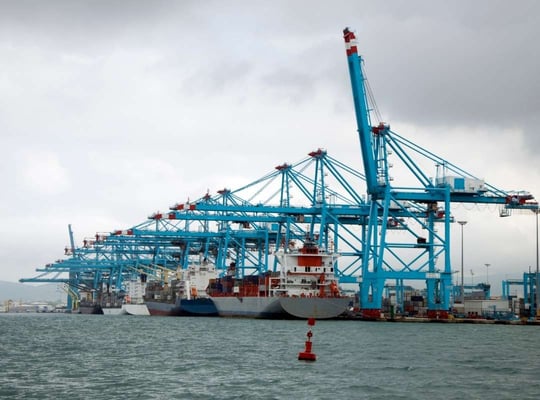 Container Terminal Logistics and Efficient Ports