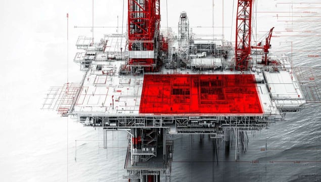 An offshore rig and its red zones: Getting out of harm's way