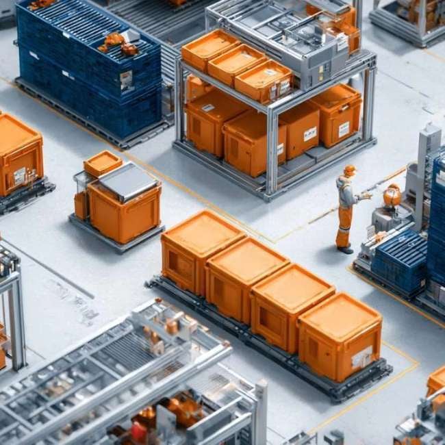 Real time locating system Industry 4.0