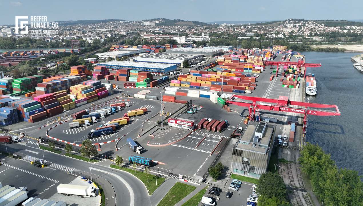 Transport sur la Seine et Reefer Runner 5G